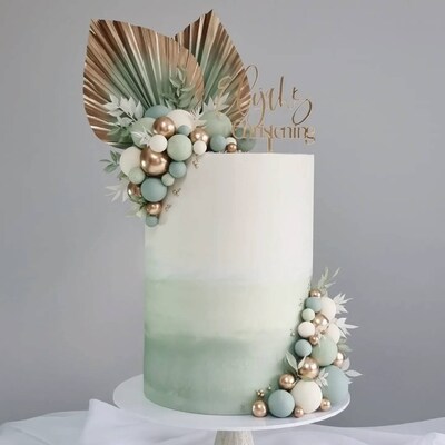 Gold Mini Palm Spear X 2 for Cake Topper Decoration Perfectly - Etsy