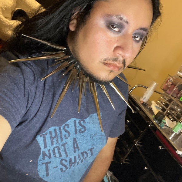 The Adversary, Extreme Giant Spiked Collar - Etsy