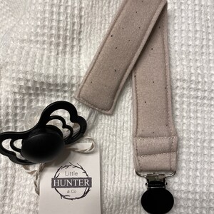 Organic Cotton Knit Pacifier Clips Organic Soother Clip - Etsy