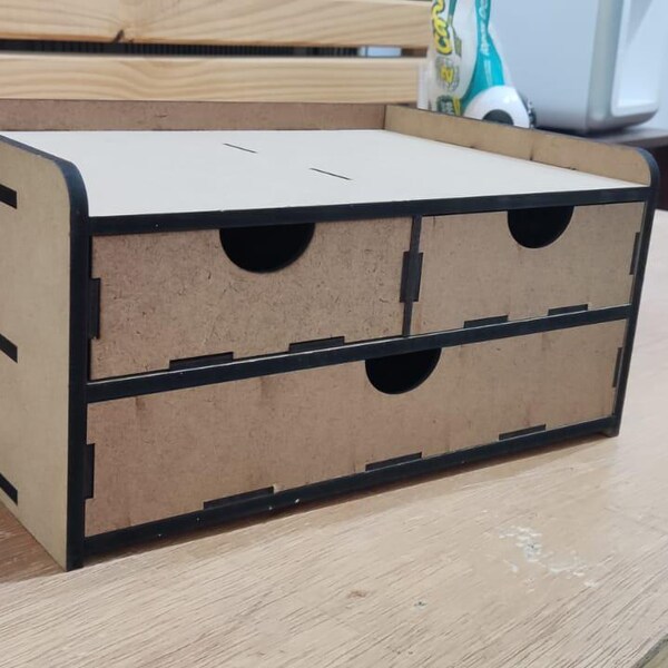 Chest of Drawers Laser Cut Svg Files, Laser Cutting Files - Etsy