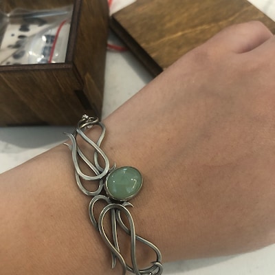 Elven Bracelet Celtic Bracelet Wire Wrapped Bracelet Elven - Etsy