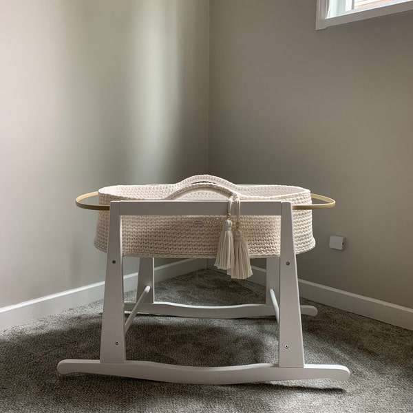 Crib Hanging Basket, Pocket Organizer, Baby Crib Basket, Baby Nursery ...