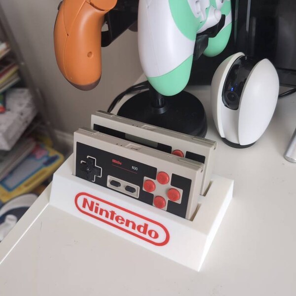 Nintendo Switch NES NES30 8bitdo Controller Holder - Etsy