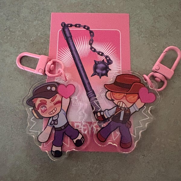 2in TF2 Mercenary Double-sided Charm (RESTOCKED!) - Etsy