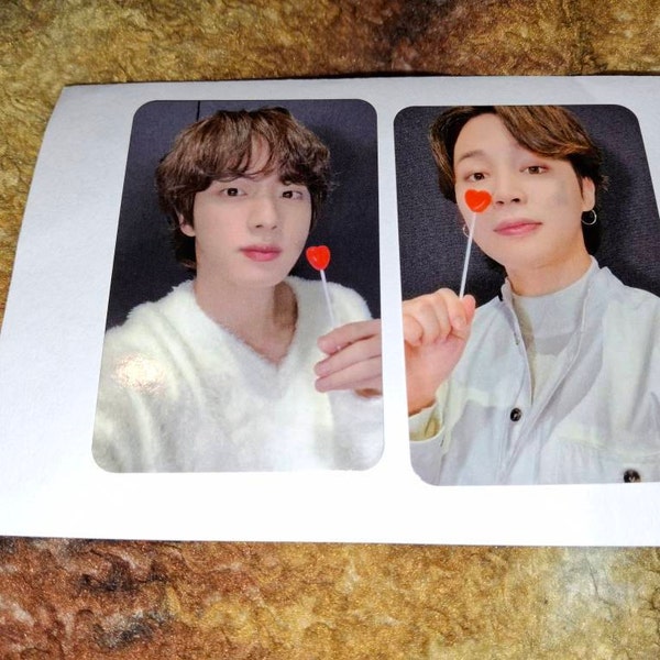 BTS Solo Merch Box Fanmade Photocards | Kpop Photocards - Etsy