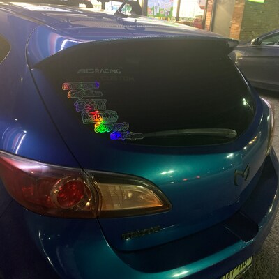 Jdm 63 Car Sticker Decal Pack Car Window Stickers for Jdm Slammed Race ...