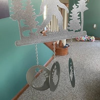 Big Foot Wind Chime, Sasquatch Wind Chime Big Foot Yard Art, Sasquatch ...
