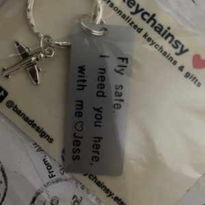 Maneja Con Cuidado Llavero, Personalized Drive Safe Custom Engraved ...