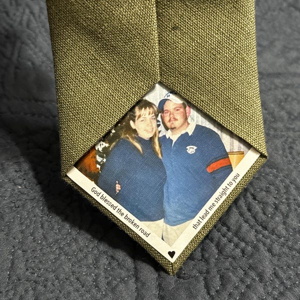 Custom Photo Tie Patch | Father of the Bride | Groom Gift | Neck Ties ...