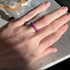 Pattered Silicone Rings, Stackable, Water Proof, Wedding, Eco Friendly ...