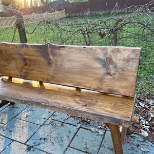 Rustic Live Edge Log TV Stand for Living Room With Media Center ...