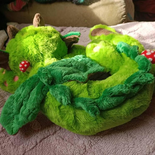 Neck Dragon Plush Sewing Pattern .pdf Tutorial Posable Wearable ...