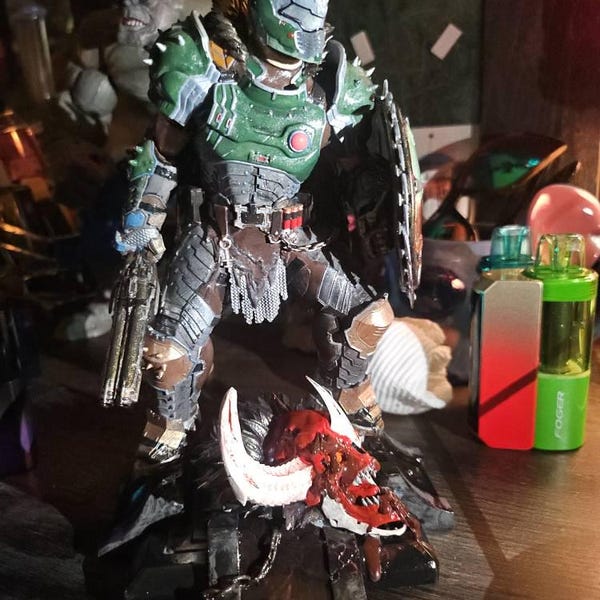 Xenowars Genesis - Xeno Utah Raptor Alien Dinosaur, Papsikels, Resin ...