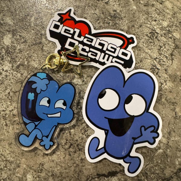 Bryce HFJONE Acrylic / Holographic Keychain Object Show - Etsy