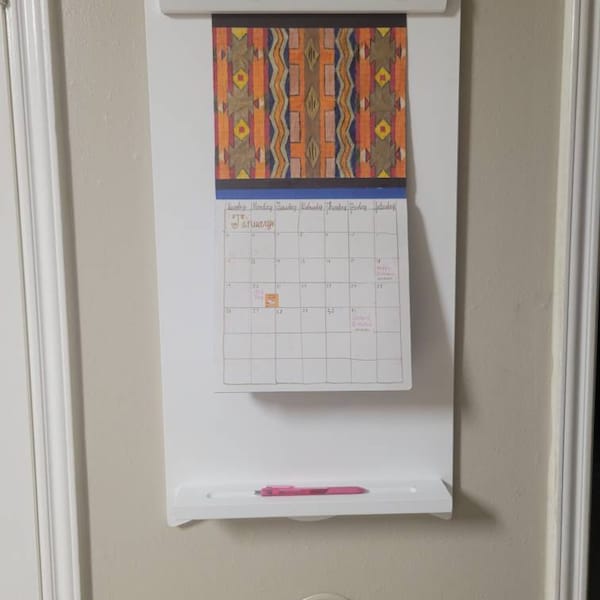 Calendar Holder With Pen/pencil Tray - Etsy