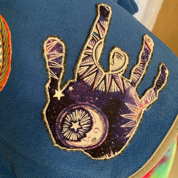 Grateful Dead Jerry Hand Patch - Etsy