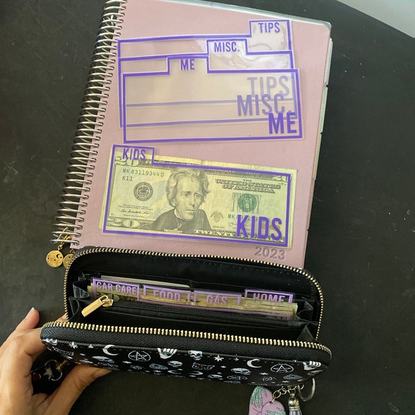 Wallet Dividers With Tabs Colorful Cash Dividers for Wallets Cute Cash ...