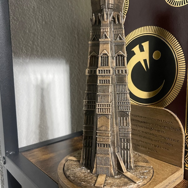 Two Towers Orthanc and Barad-dur Bookends - 3D Printed Hand-painted ...