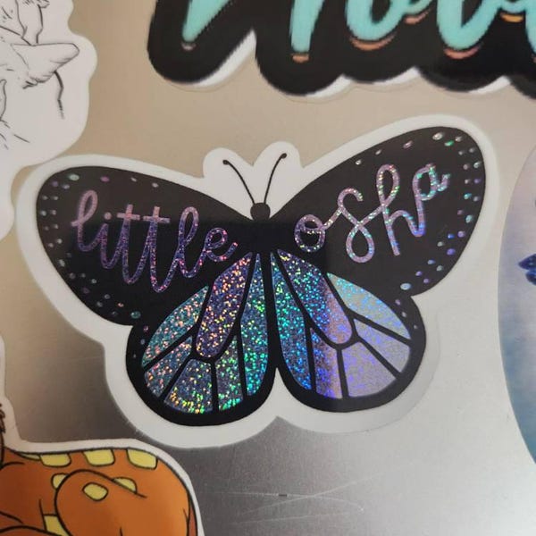 Little Osha Butterfly Sticker, Quicksilver Callie Hart Sticker, Saeris ...