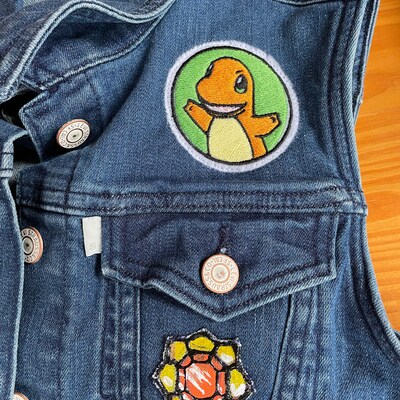 Embroidered Pokemon Pokeball Iron-on Patch - Etsy
