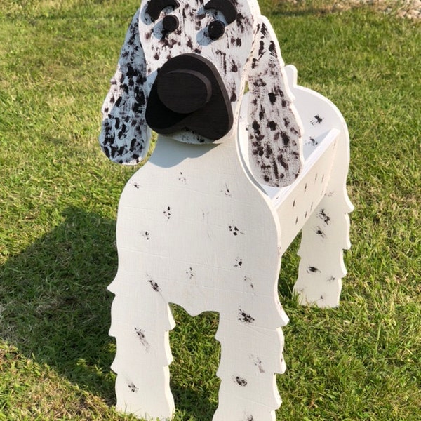 Pattern for Cutting Wood Planter Cocker Spaniel Dog, for Band Saw or ...