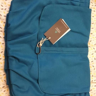 Waxed Canvas Backpack for School , Diaper Bag Backpack Purse , Teal ...
