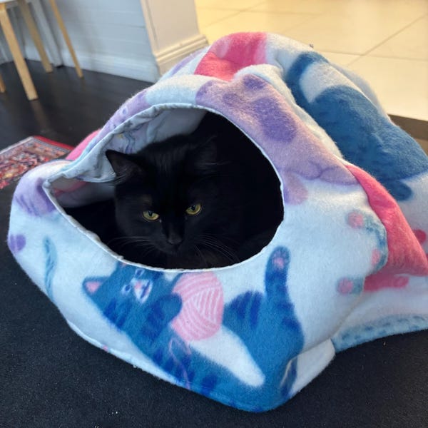 Cat House PDF Sewing Patterns & Video Tutorial (2 Size ) - Etsy