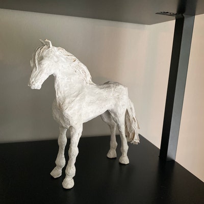 Paper Mache Sculpture, Raven Sculpture, Father's Day, Crow Sculpture ...