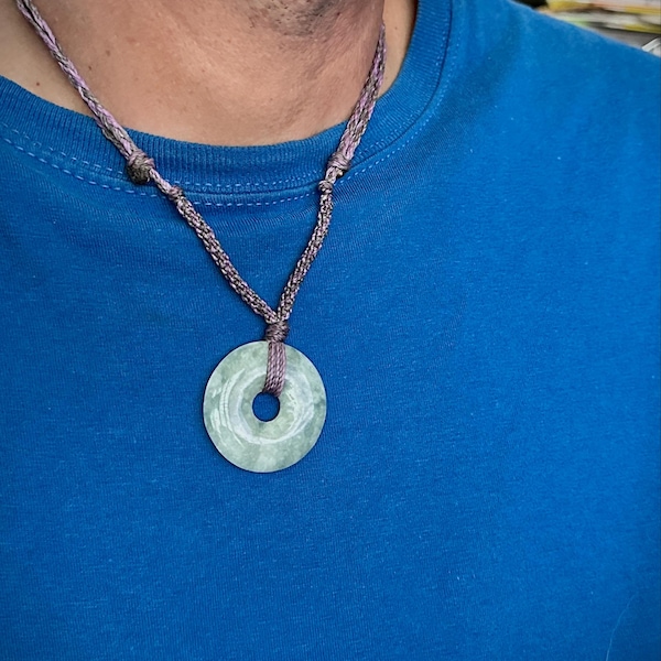 SUPER TRANSLUCENT DISC // Cloudy "princesa" Blue Jadeite Jade ...