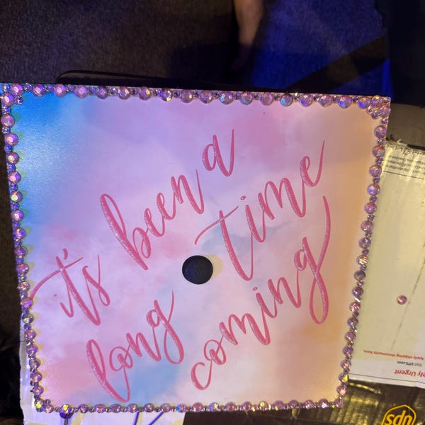 AKA Graduation Cap | PRINTED Grad Cap Design | Alpha Kappa Alpha ...