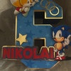 Sonic and Mario Cake Topper - Sonic Mario Cake Decor - Etsy