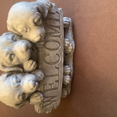 Concrete Hen Chicken Statue Sitting Hen Chicken Figurine Farm Stone ...