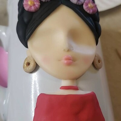 Cold Porcelain Mama Dora Traditional With Color, Professional Air Dry ...