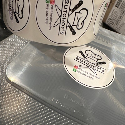 Custom Labels on a Roll, Your Own Design Printed, Water Resistant, Bulk ...