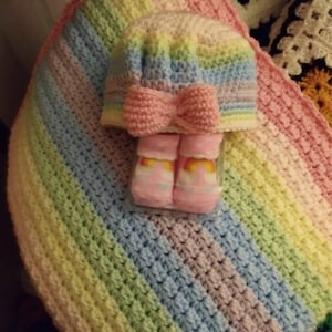 Crochet Reversible Baby Blanket Pattern Easy Advanced - Etsy