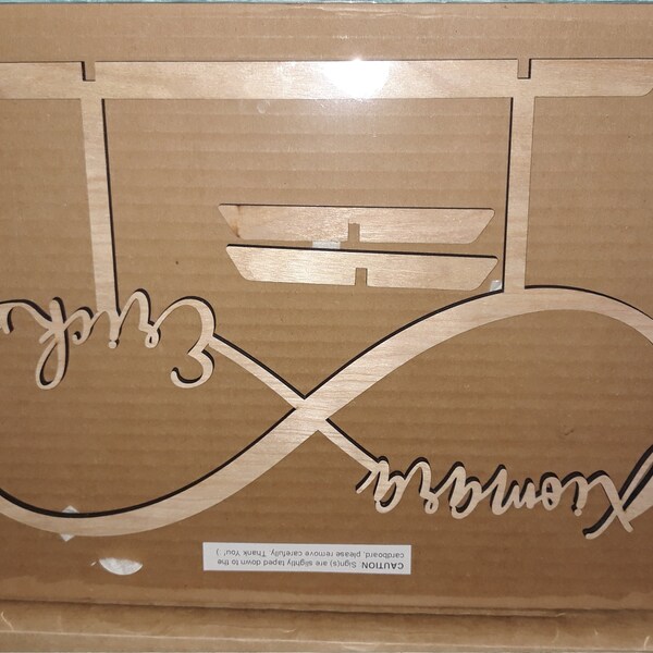 Personalized Infinity Name Sign, Infinity Sign With Names, 14"wx9"h ...