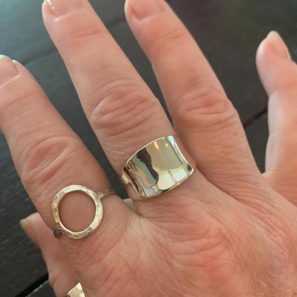 Sterling Silver Dainty Bali Ring, Tiny Silver Ring, Trendy Silver Ring ...