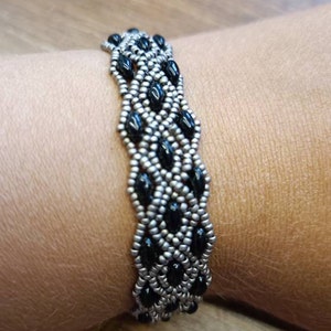 Double Diamond Band Beaded Pattern Tutorial by Deb Roberti digital ...