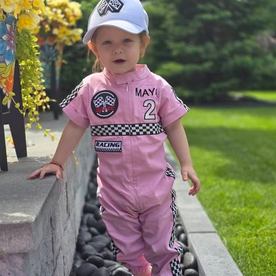 Custom Race Suit-race Car Birthday-halloween Costume-1st Birthday Gift ...