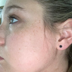 Black Non-flare Acrylic Ear Plugs Stretchers Gauges Pair/kit, Sizes ...