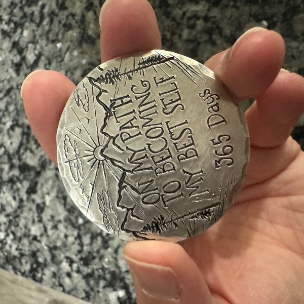 Personalized Sobriety Gift, Recovery Gift, Sobriety Coin, Recovery Coin ...