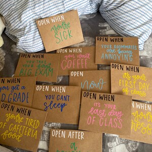 Open When Letters Open When Envelopes Open When Cards Open - Etsy UK