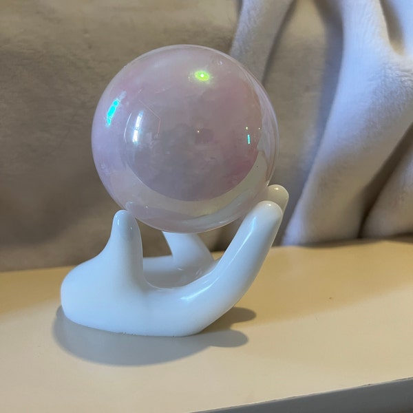 Sphere Stand - Resin Hand Sphere Holder, Crystal Holder, Crystal Sphere ...
