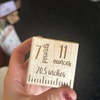 Personalized Baby Block, Baby Stat Block, New Baby Gift, Birth Block ...