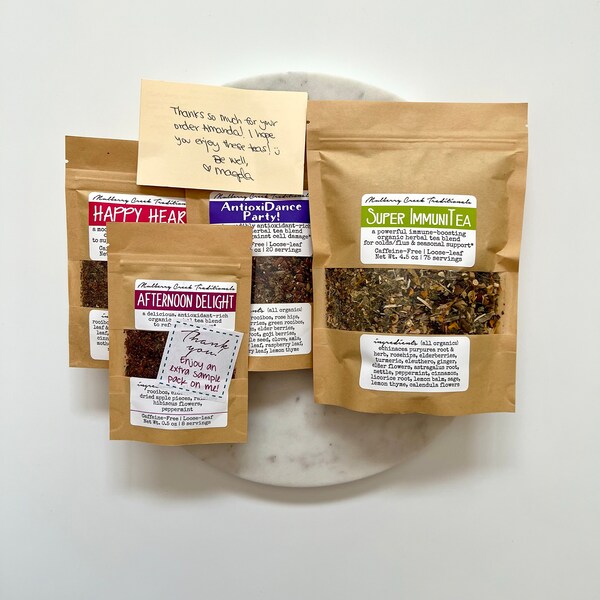 Super Immunitea - Organic Loose-leaf Medicinal Herbal Tea (for the ...
