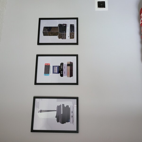 Evolution Console Series Full Set Nintendo Playstation Xbox 3 Prints ...