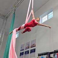 Aerial Costume Yoga Jumpsuit Woman Yoga Bodysuit Dance Unitard Costume ...
