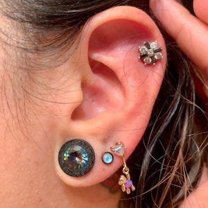 Indian Swirl Septum Clicker Ring / Daith Earring Rose Gold / | Etsy