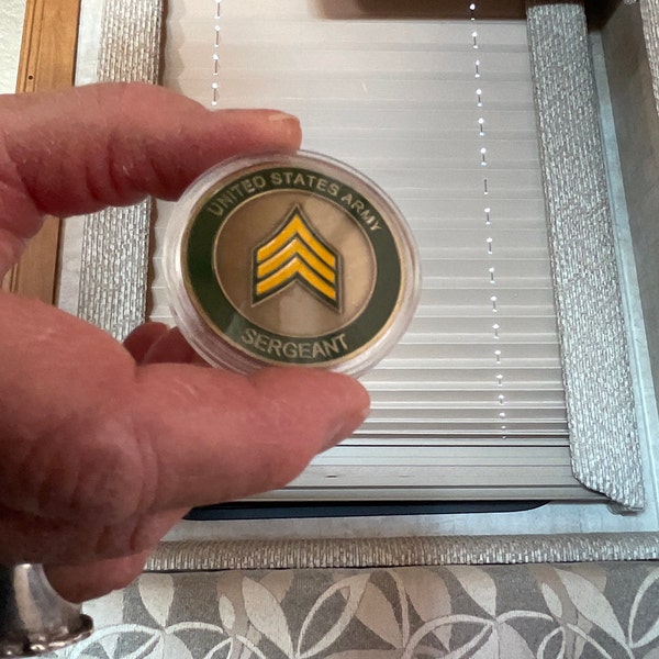 Challenge Coin: U.S. Army ALL Enlisted Ranks ENGRAVING AVAILABLE) - Etsy