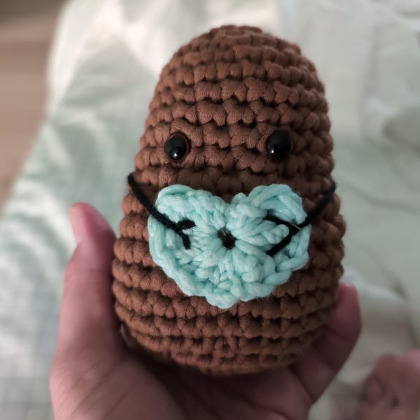 Emotional Support Eggplant, Potato, Carrot Amigurumi Printable Crochet ...